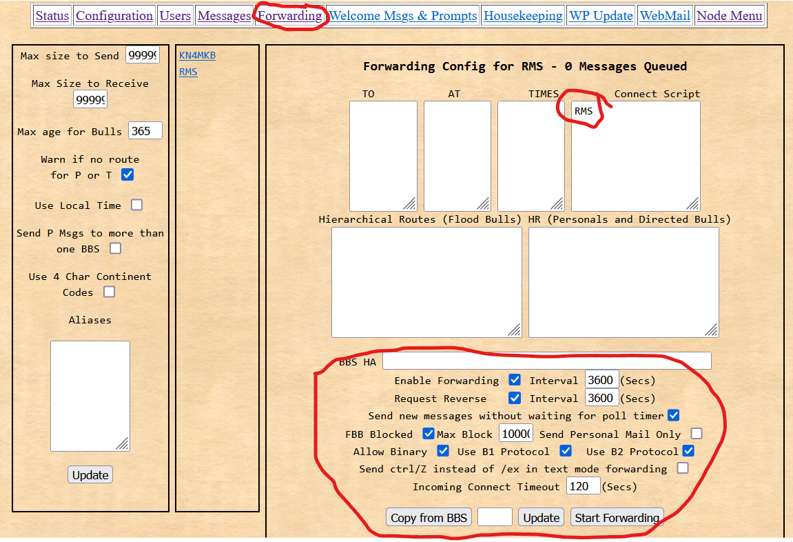 Send Email from BPQ32 or LinBPQ with Winlink RMS - TheModernHam